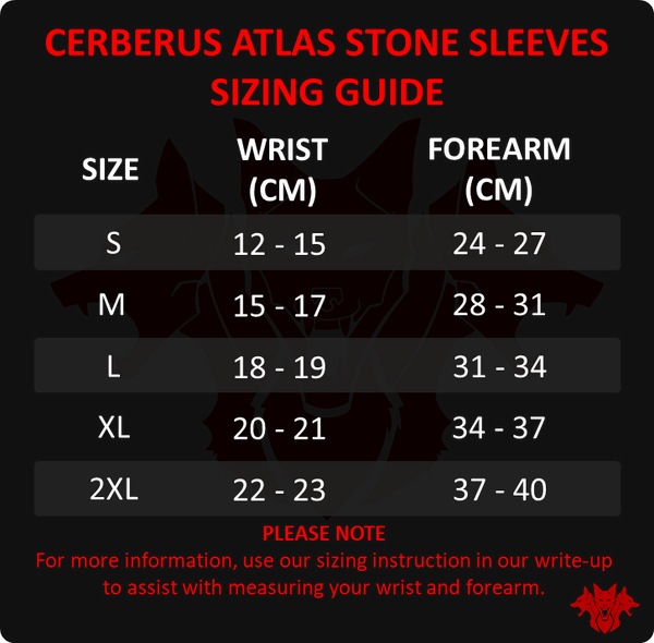 Strongman Atlas Stone Sleeves UK - CERBERUS Strength