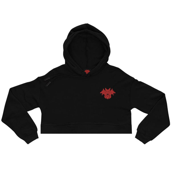 CORE Cropped Hoodie (Black) – CERBERUS Strength